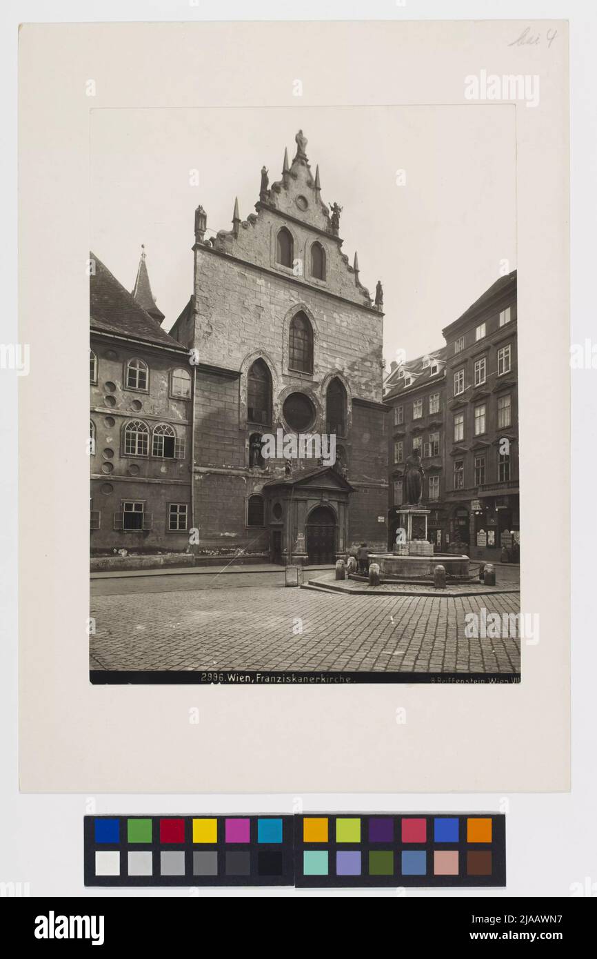 1st, Franziskanerplatz at 4 - Franciscan monastery (facade area ...