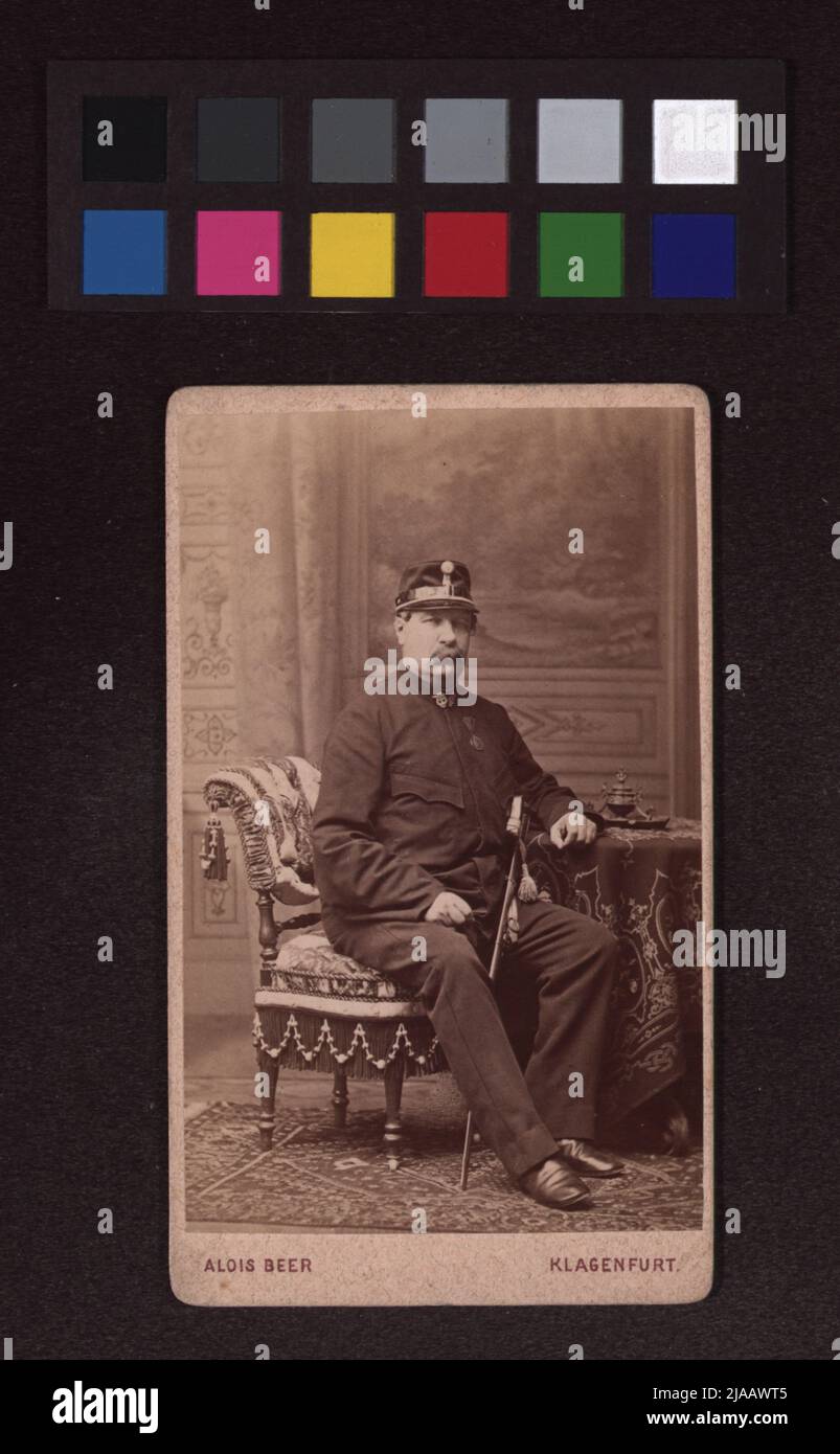 Unknown military caple master, individual portrait. Alois Beer (1840 ...