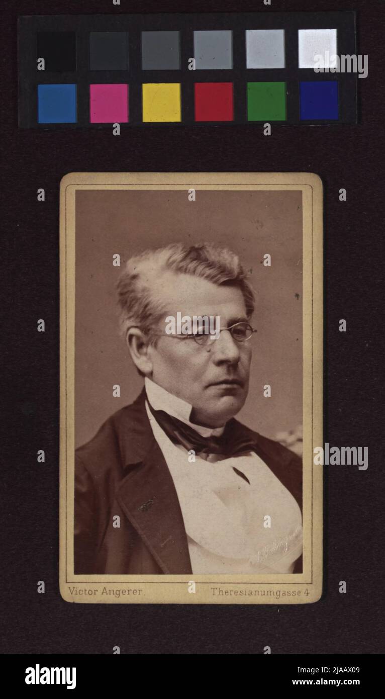 Josef von Führich (1800-1876), painter. Victor [also: Viktor] Angerer ...