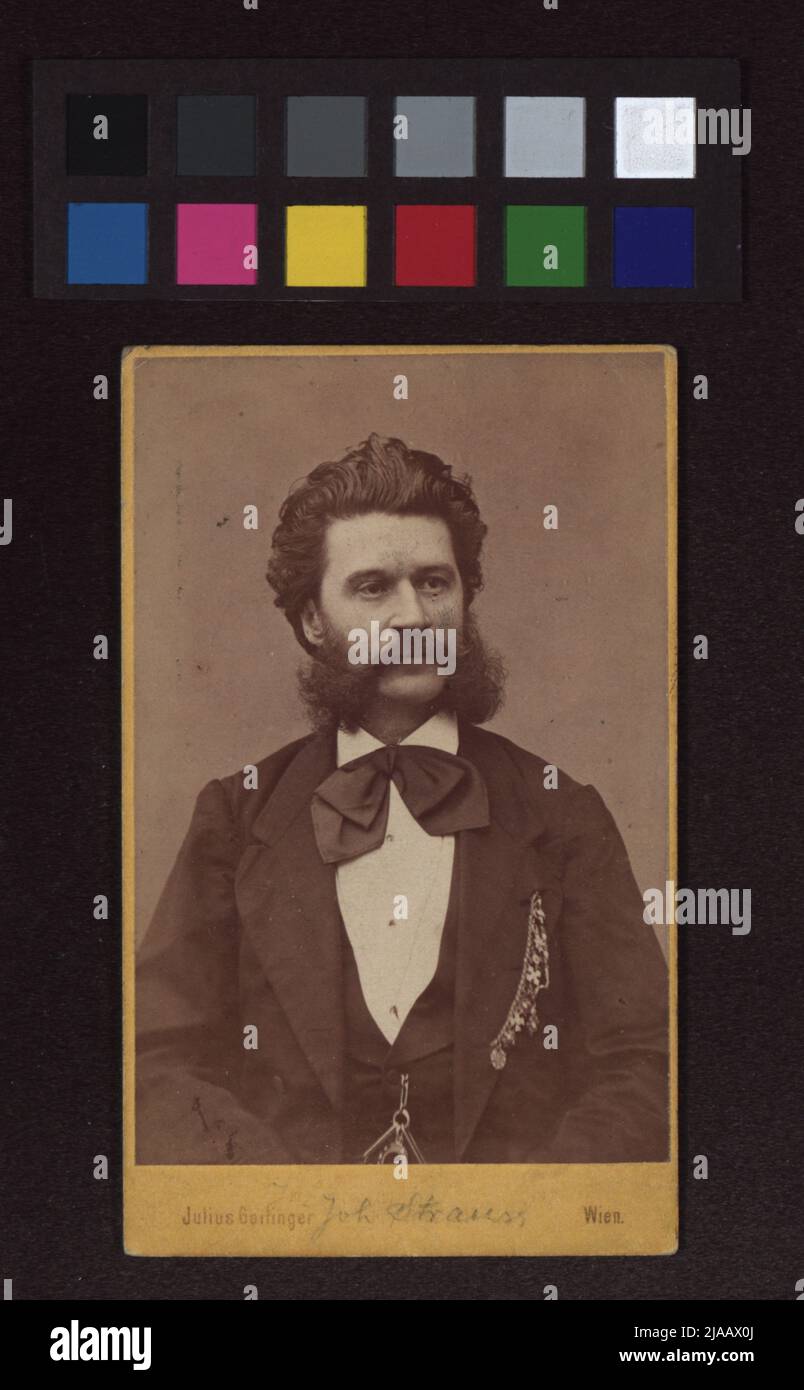 Johann Strauß, son (1825-1899), conductor and composer. Julius ...