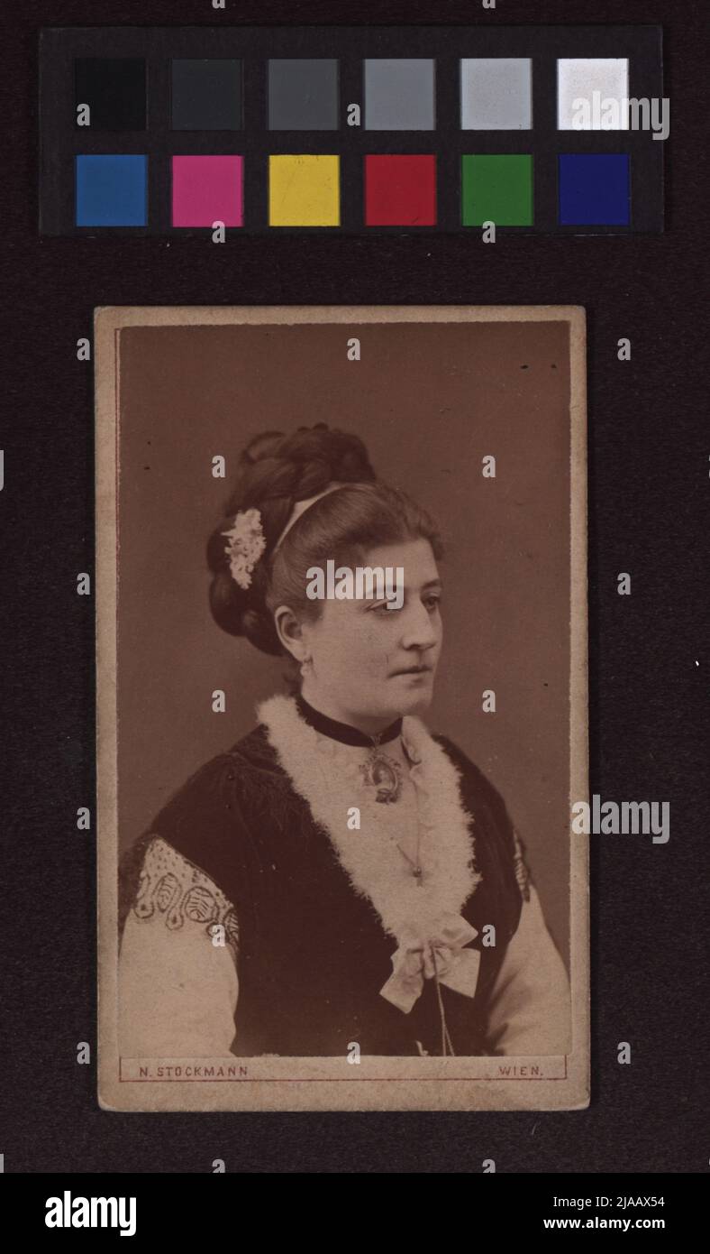 Amalia Charles, actress. Nicolaus Stockmann (1830-1905), photographer ...