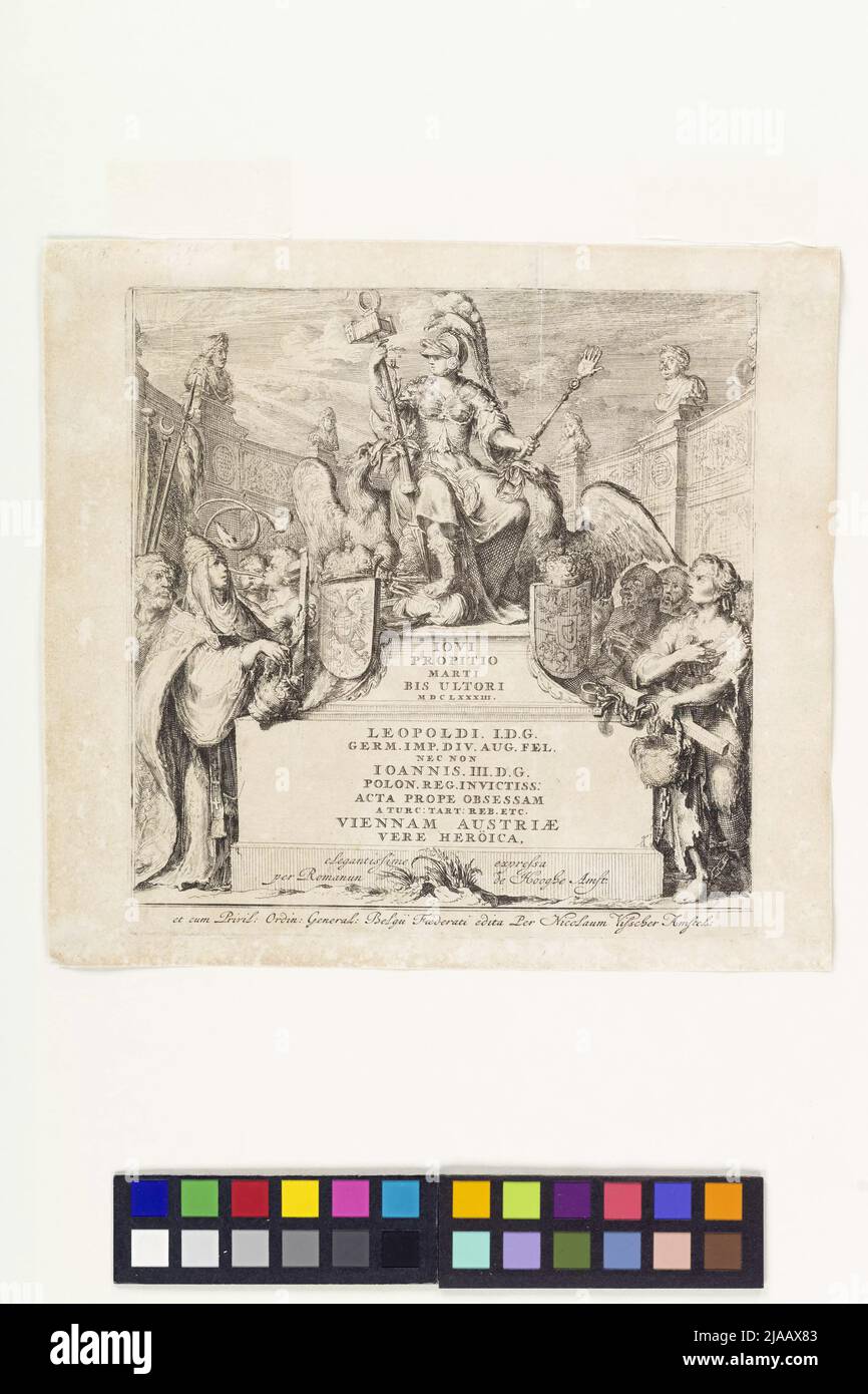 Allegory on the victory of September 12, 1683 (title page of the series ...