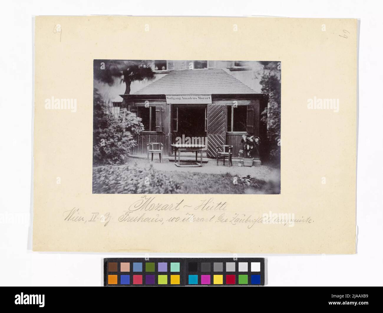 4., the Mozarhäuschen in the Freihaus. Josef Mutterer (1834-1908 ...
