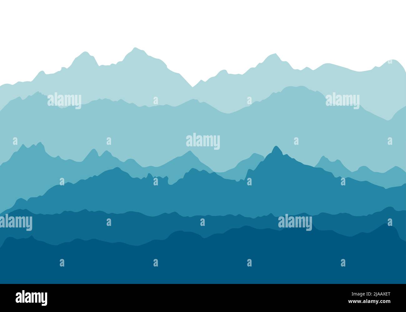 Mountains blue background. Vector illustration Stock Vector Image & Art ...