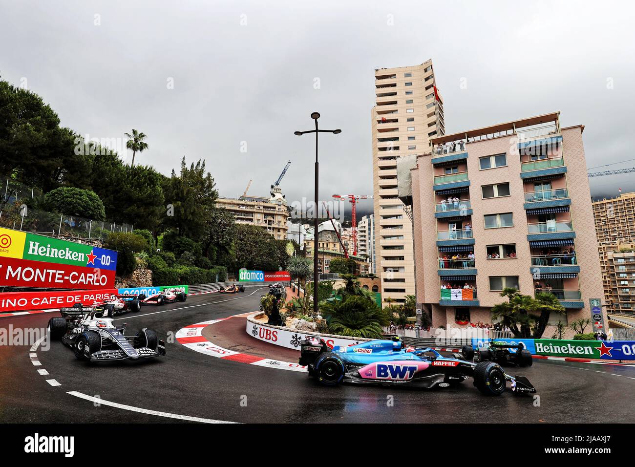 Esteban Ocon (FRA) Alpine F1 Team A522. Monaco Grand Prix, Sunday 29th May 2022. Monte Carlo ...