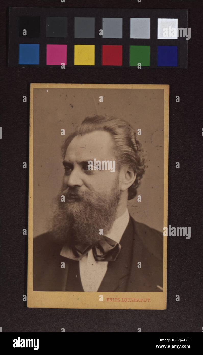 Albert Niemann (1831-1917), opera singer. Fritz Luckhardt (1843-1894 ...