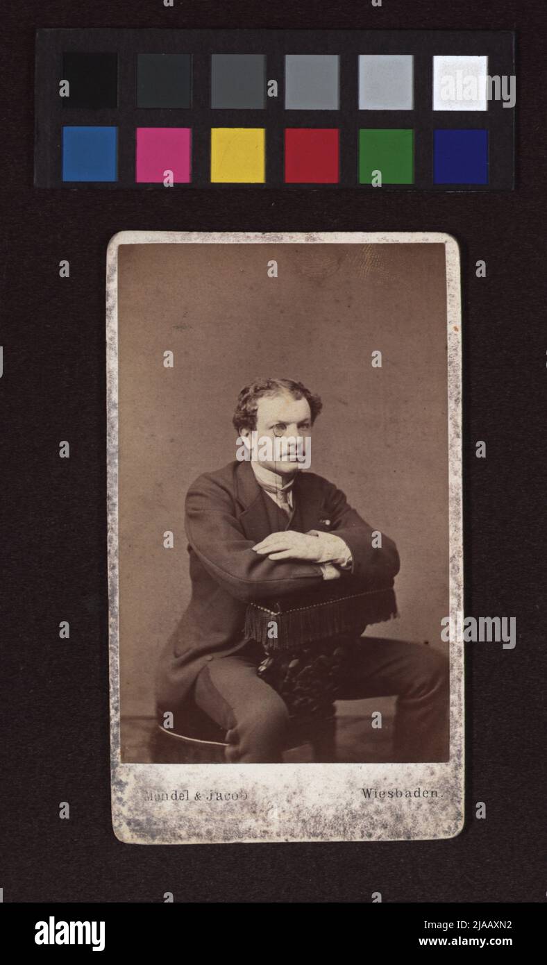 Anton Ascher, actor. Mondel & Jacob, Photo Studio Stock Photo - Alamy