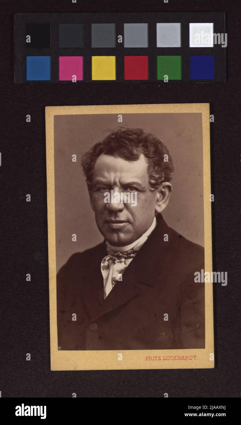 Louis Grois (1809-1874), singer, actor. Fritz Luckhardt (1843-1894 ...
