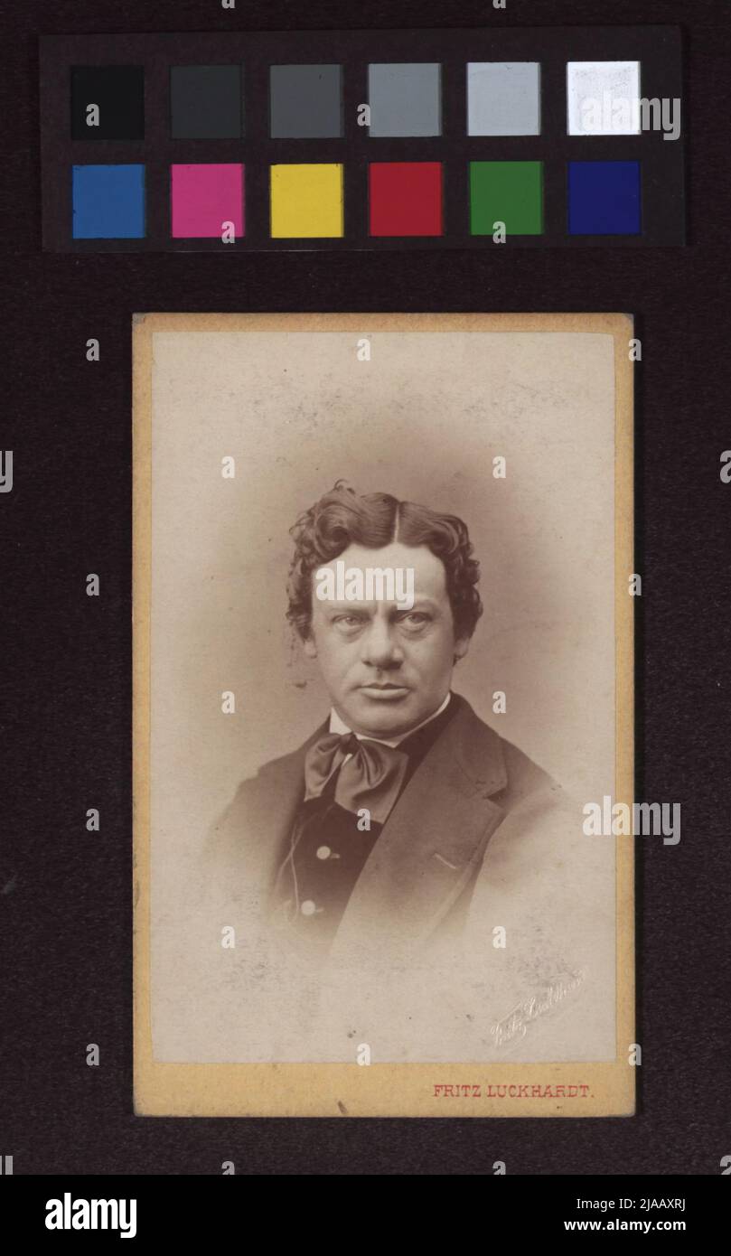 Eduard Kierschner (1825-1879), actor. Fritz Luckhardt (1843-1894 ...