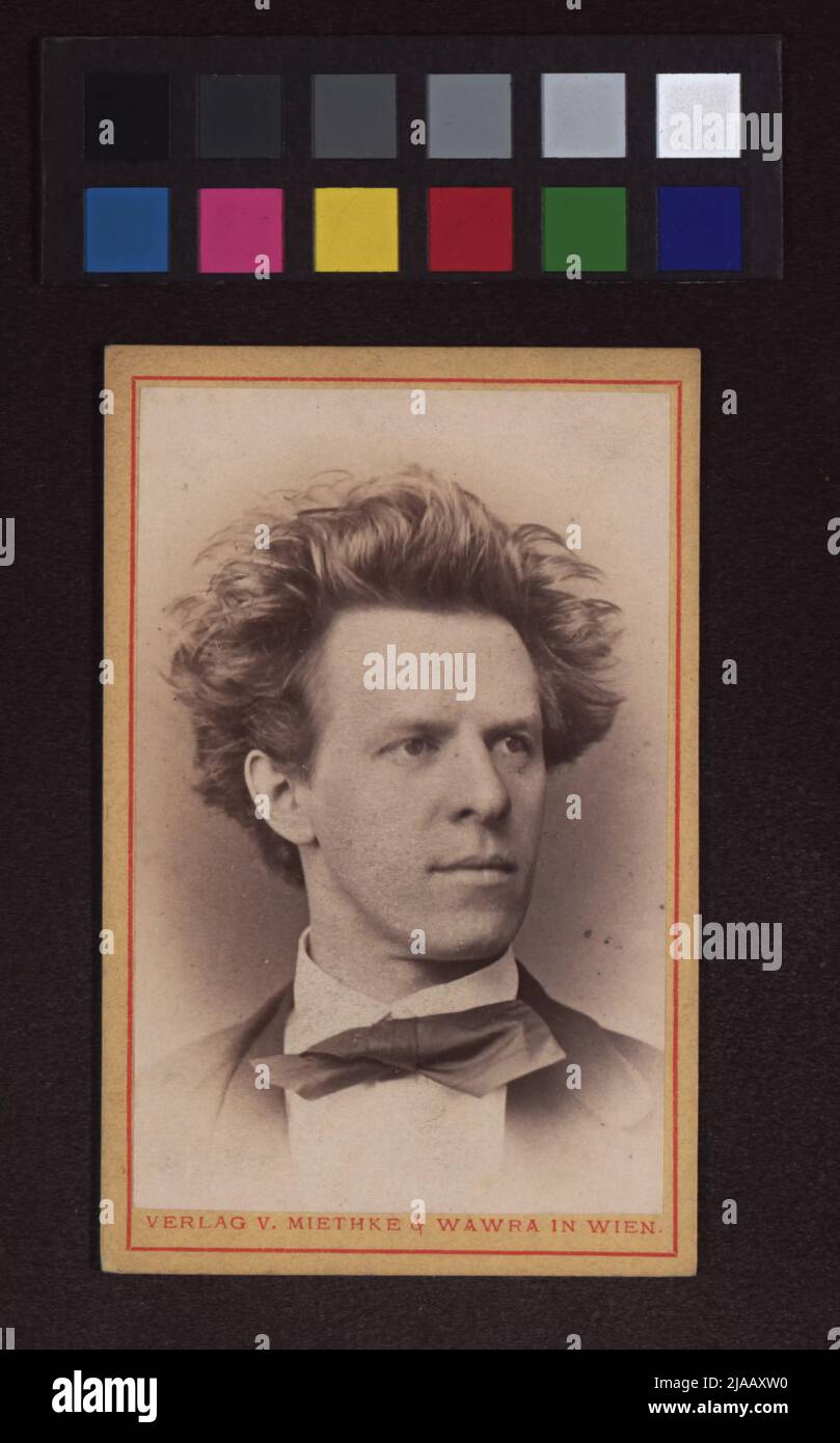 Josef Lewinsky (1835-1907), actor. Miethke & Wawra, Photo Studio Stock ...