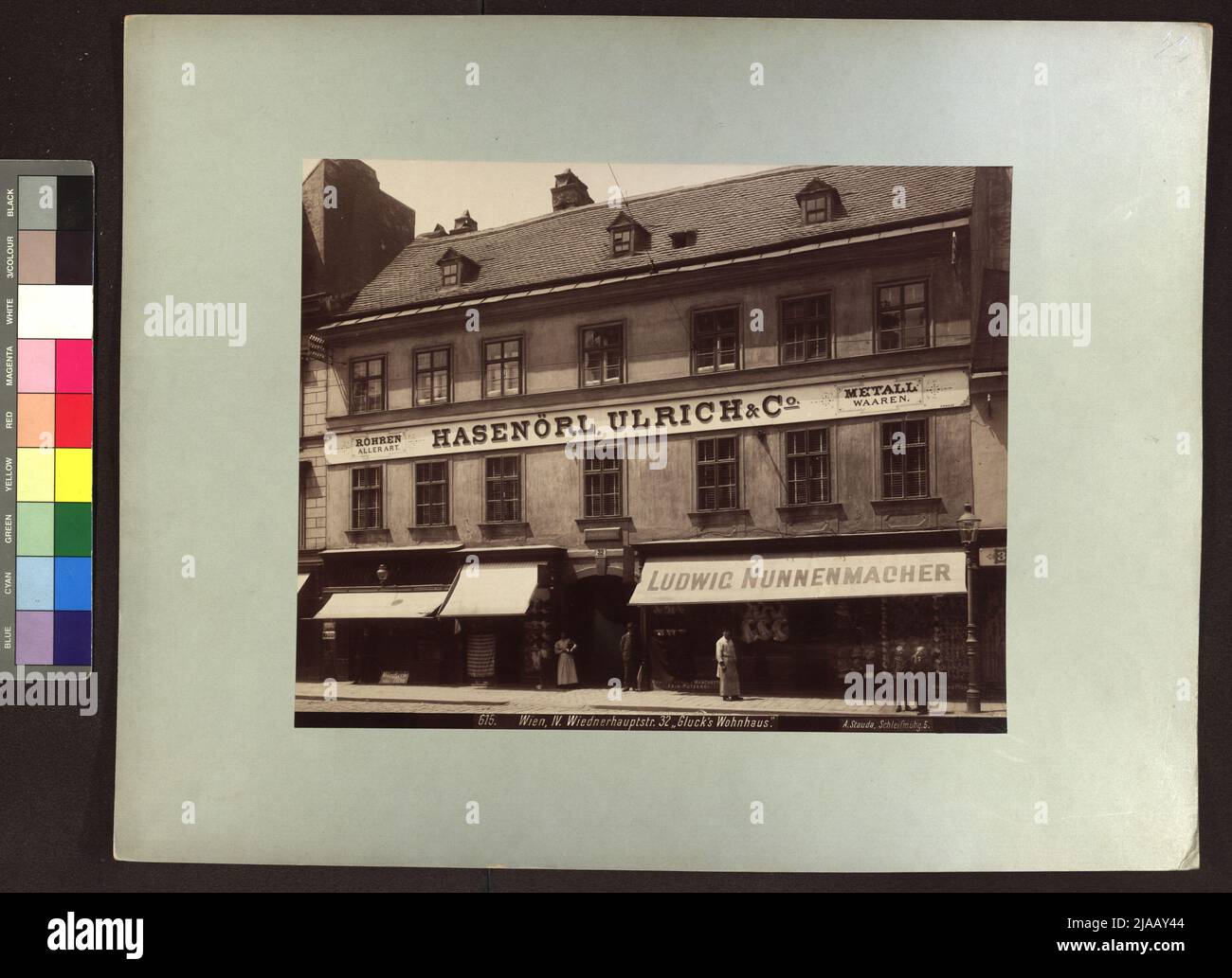 4th, Wiedner Hauptstraße 32 - Gluckhaus. August Stauda (1861-1928 ...
