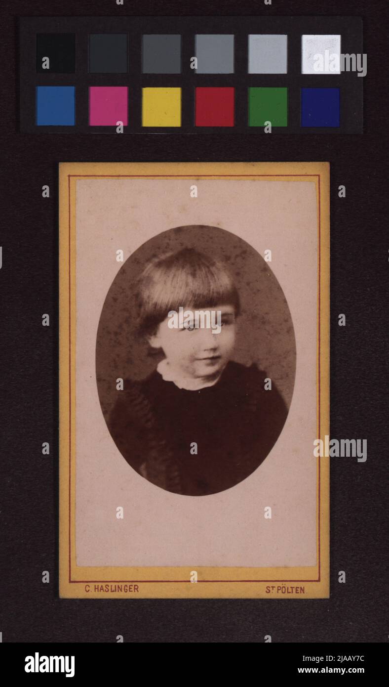 Child portrait Ebeling. Georg Haslinger, Photographer Stock Photo - Alamy