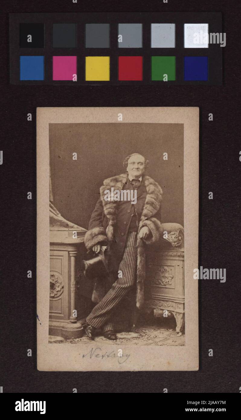 Johann Nestroy (1801-1862), playwright, actor, opera singer. Ludwig Angerer (1827-1879 ...