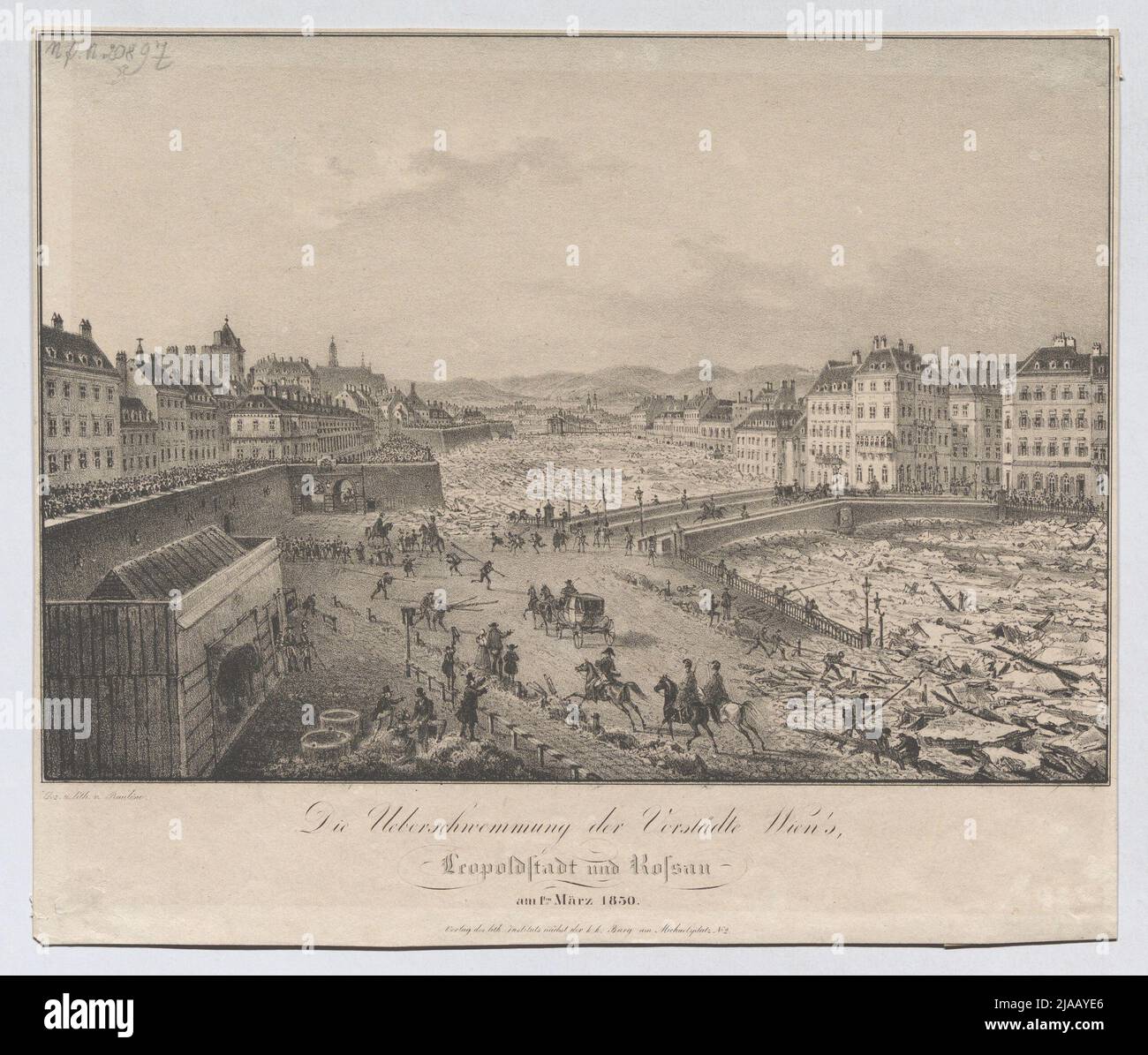 "The flood of the suburbs of Vienna's Leopoldstadt and Rossau ...