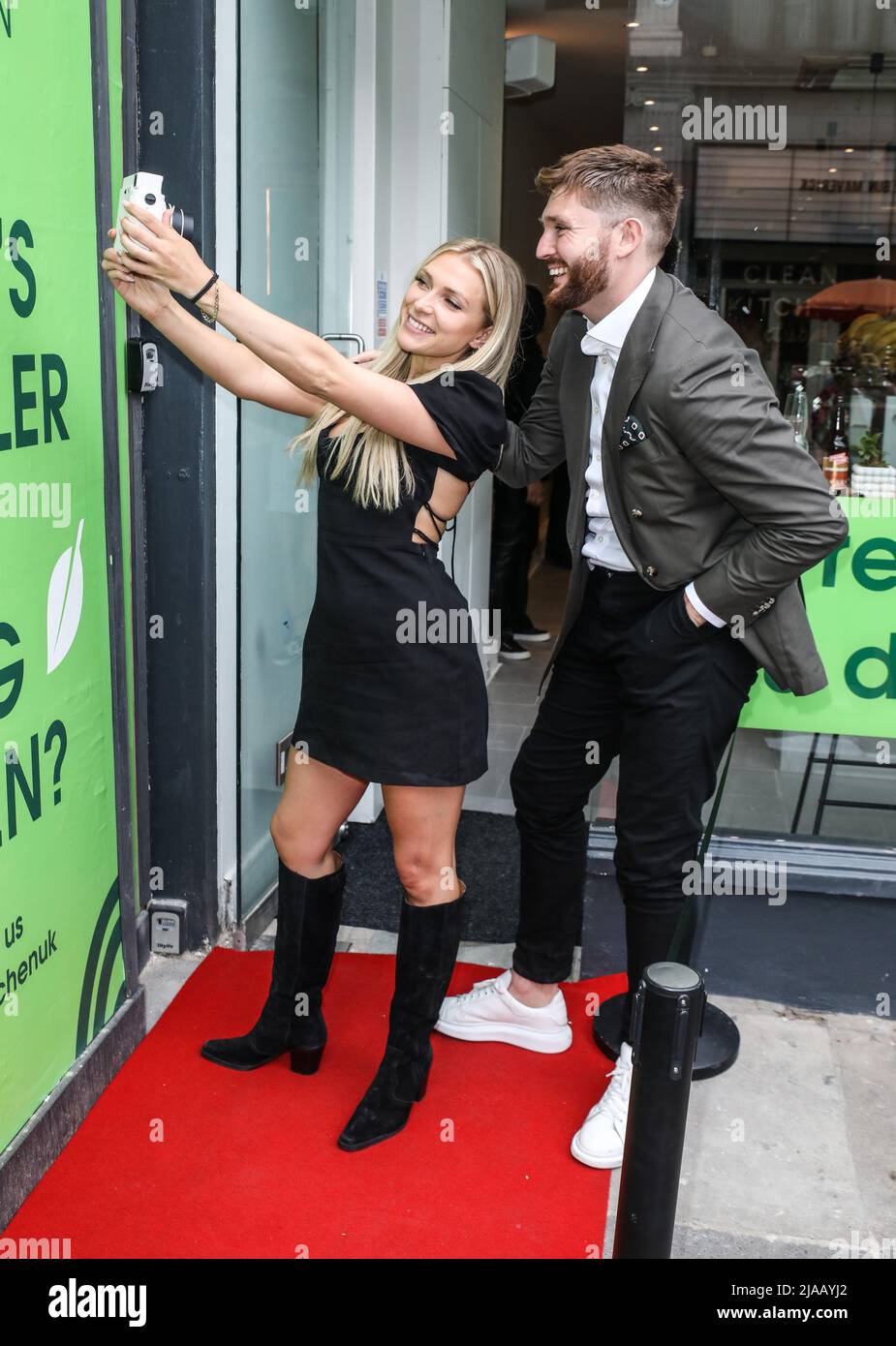 London, UK. 28th May, 2022. Verity Bowditch and Mikey Pearce attend the ...