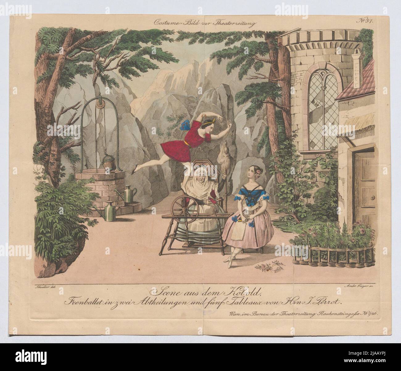 Scene from "The Kobold". Fairy ballet in two divisions and five ...