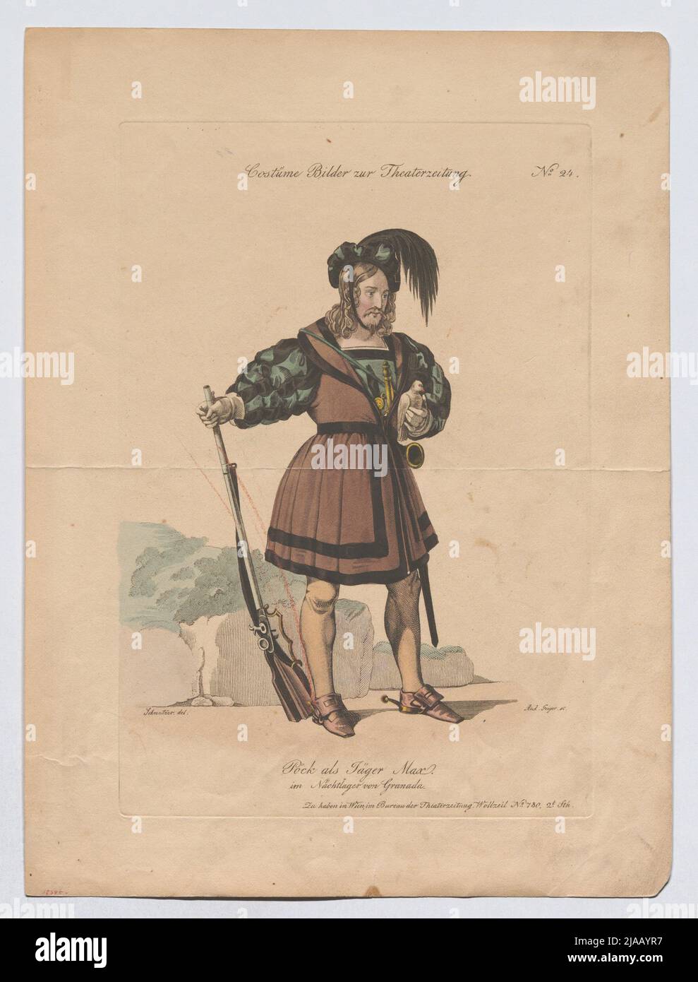 Karl Josef Pöck as hunter Max in "Nachtlager von Granada" (costume ...