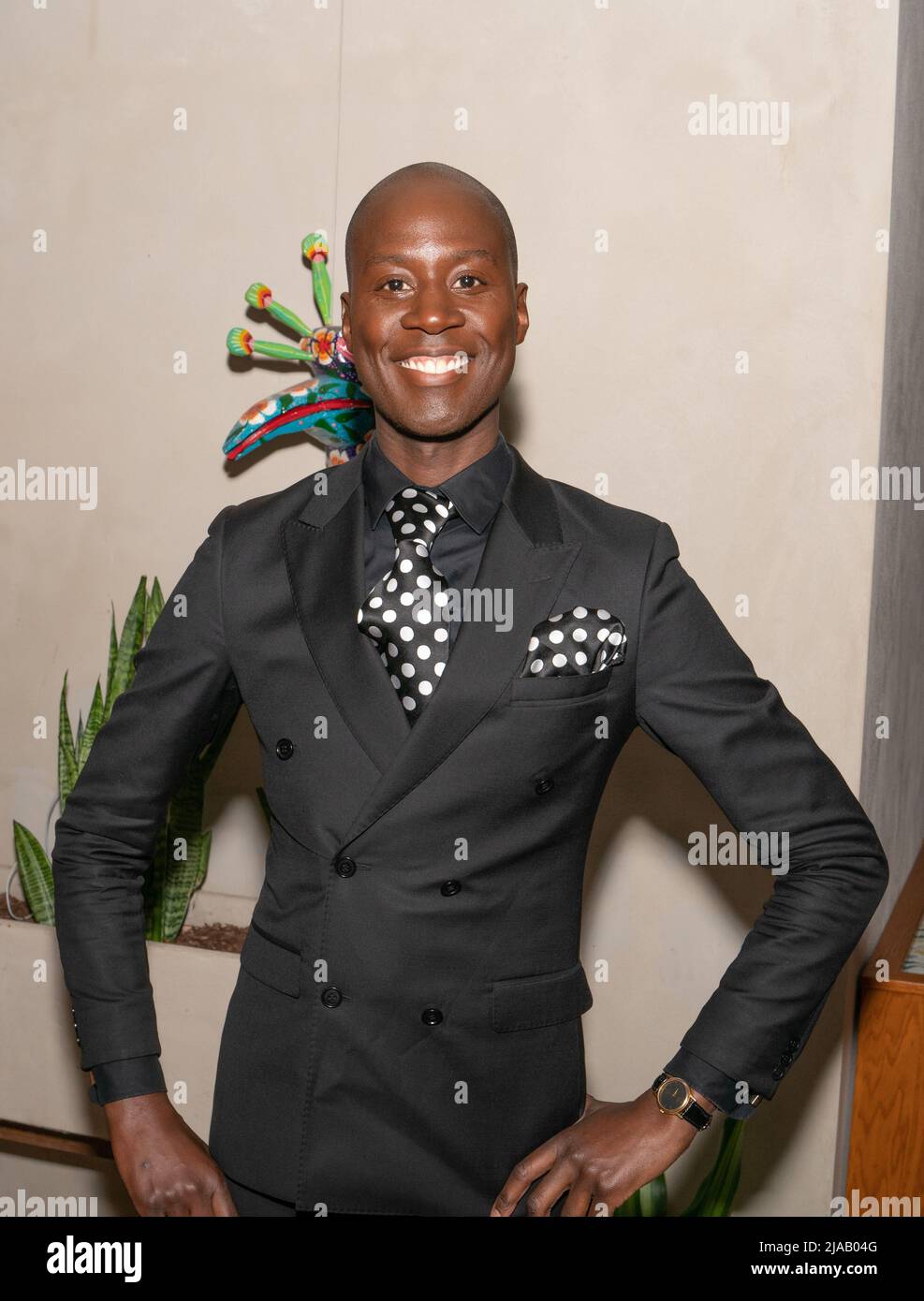 Charlii Sebunya attends the Frederick Anderson celebrates winning the ...