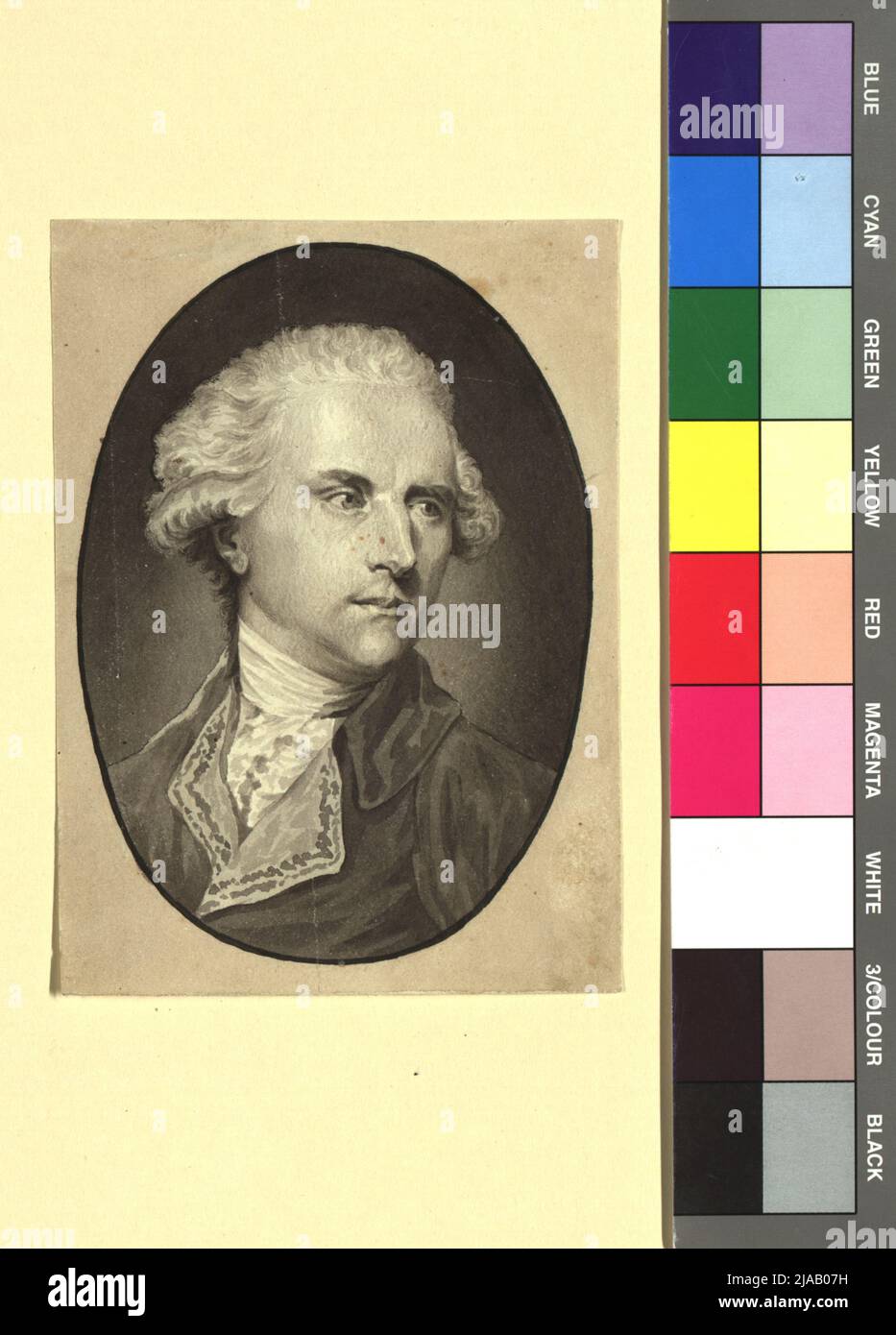 Portrait of an unknown man. Vinzenz Georg Kininger (1767-1851), artist ...