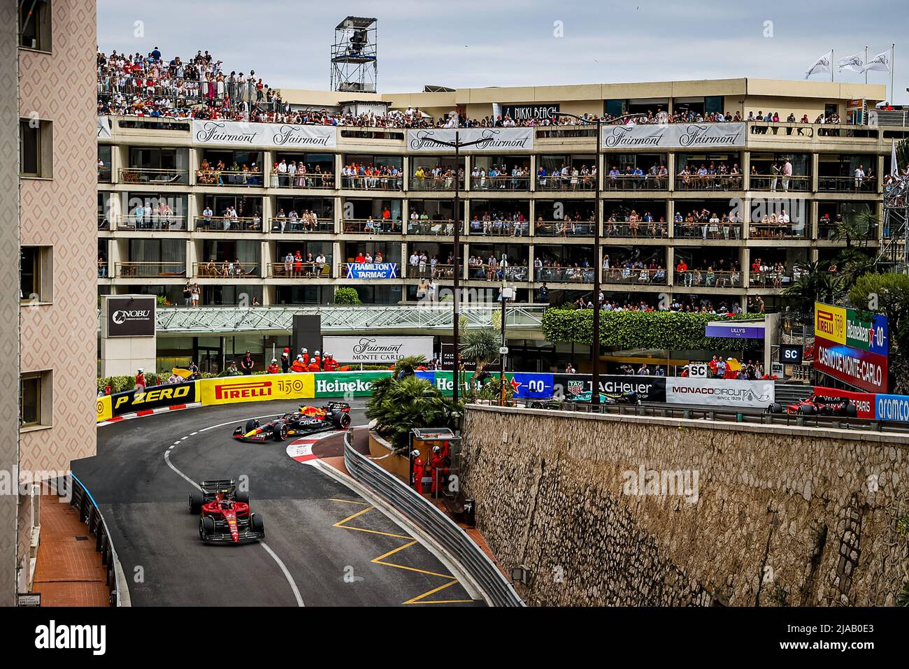 Monaco. 29th May, 2022. MONTE-CARLO - Carlos Sainz (55) driving the ...