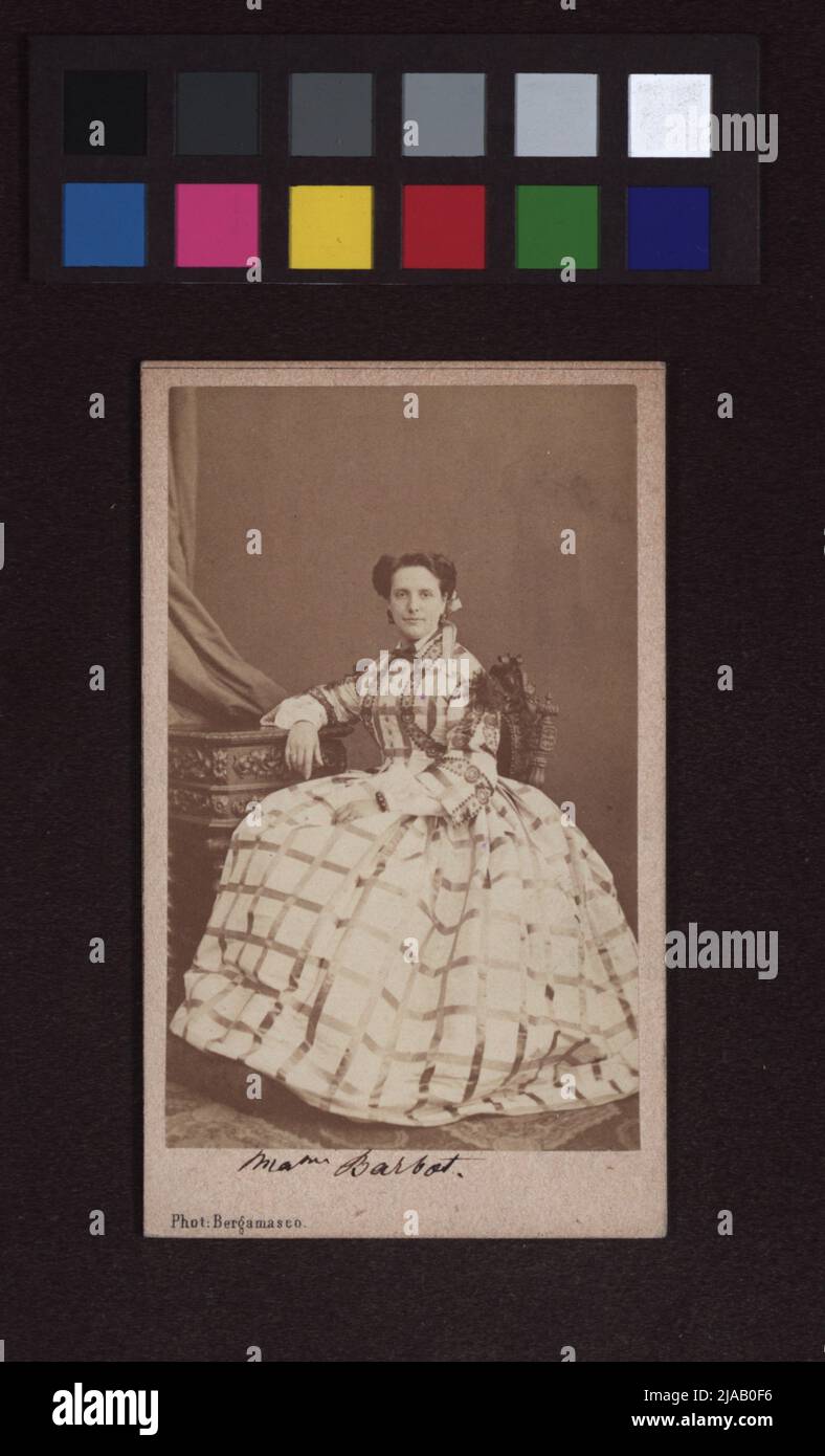 Caroline Barbot (1830-1893), opera singer. Charles Bergamasco (1830 ...