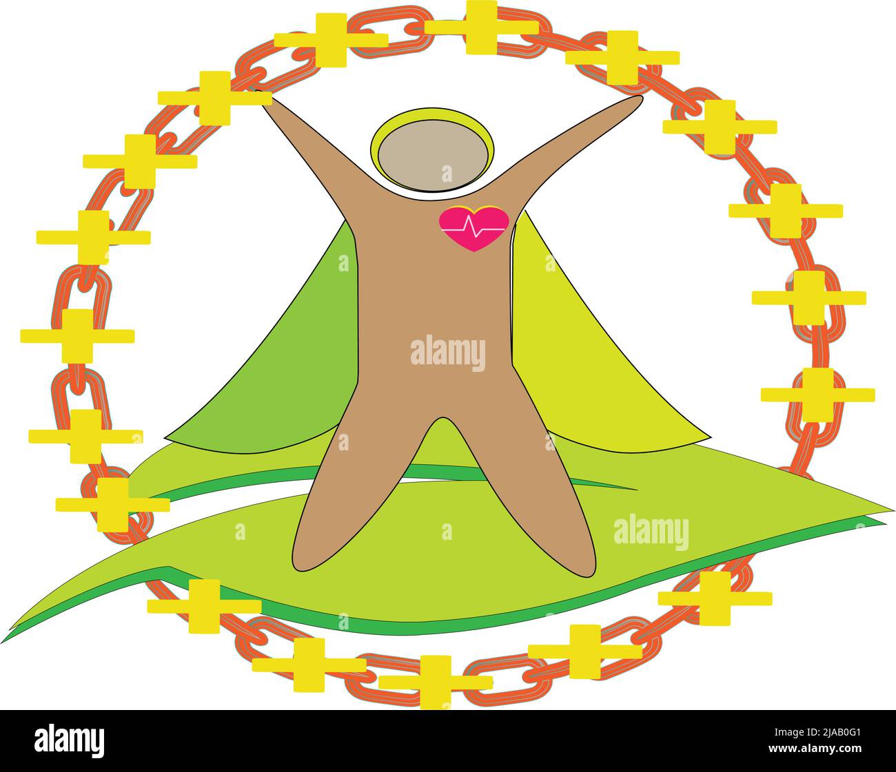 Child On Leave. Health Vector Logo Stock Vector Image & Art - Alamy