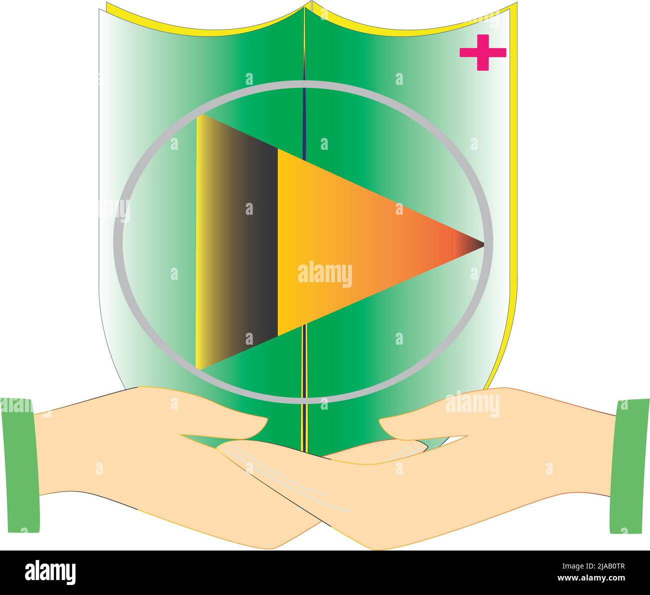 Playing Shield. Health Vector Logo. Best quality and high use. High ...