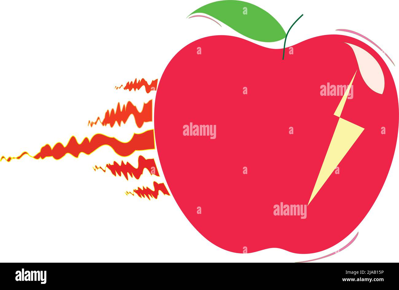 Apple logo isolated Stock Vector Images - Alamy
