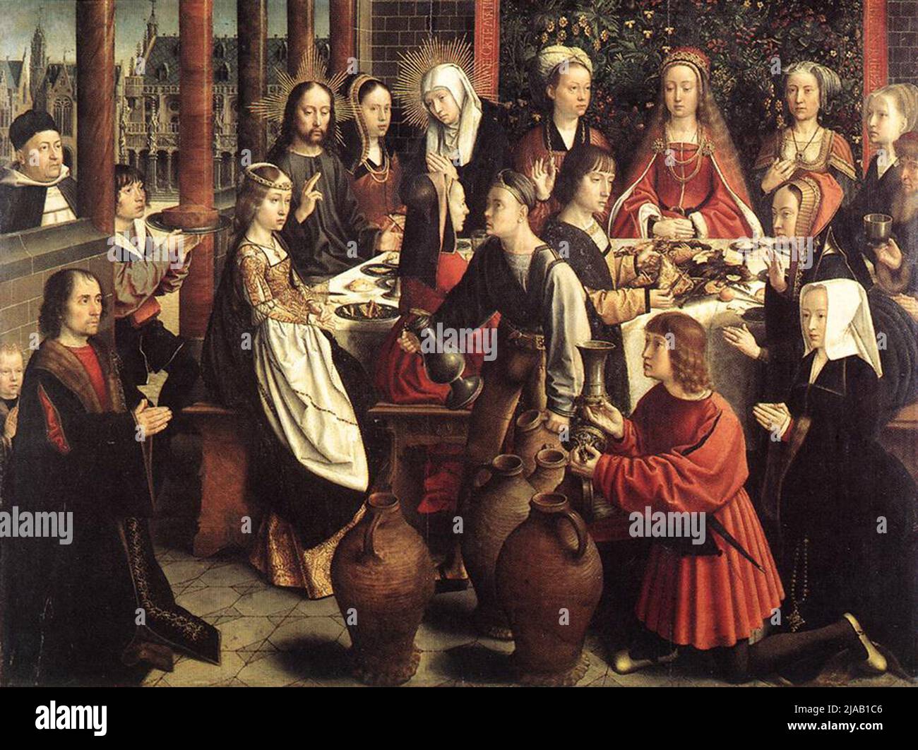 Marriage at Cana by Gerard David, which was the scene of the first of ...
