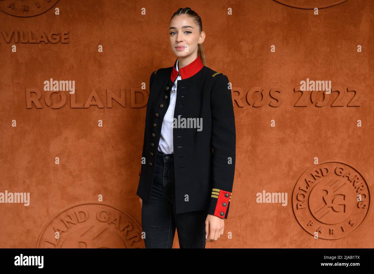 Victoria Dauberville at Village during French Open Tennis Roland Garros ...