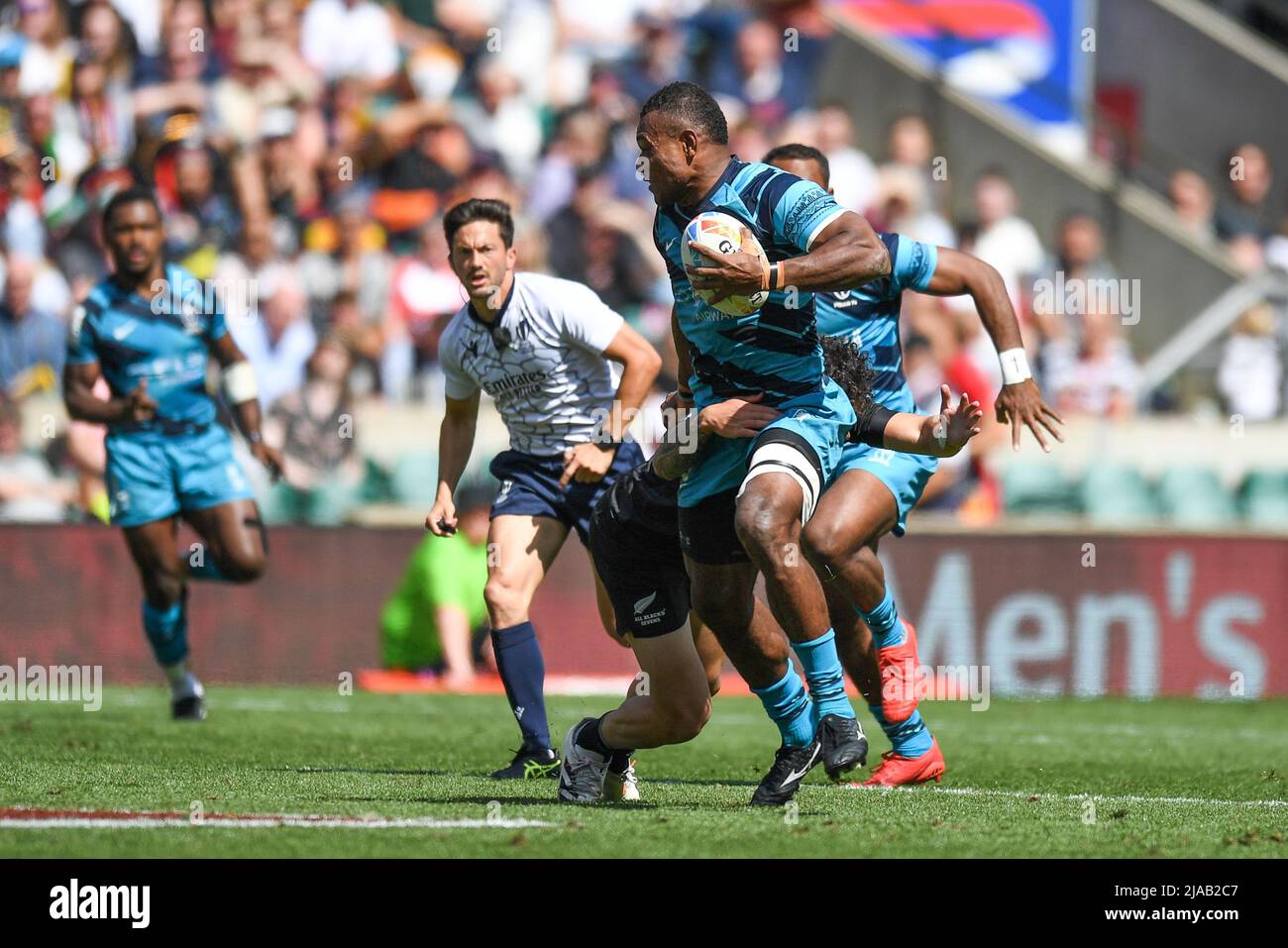 Elia Canakaivata of Fiji Rugby, in action during the game Stock Photo ...