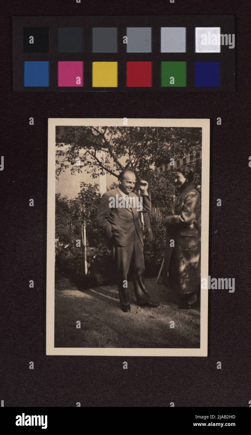 Ernst Krenek with Alfred Graf Wickenburg in Spain. Unknown ...