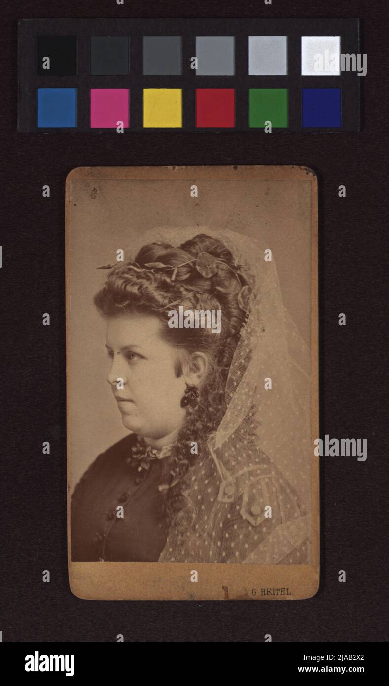 Brigitta Amon, born Deininger (1844-1890), zither virtuoso. Gustav ...