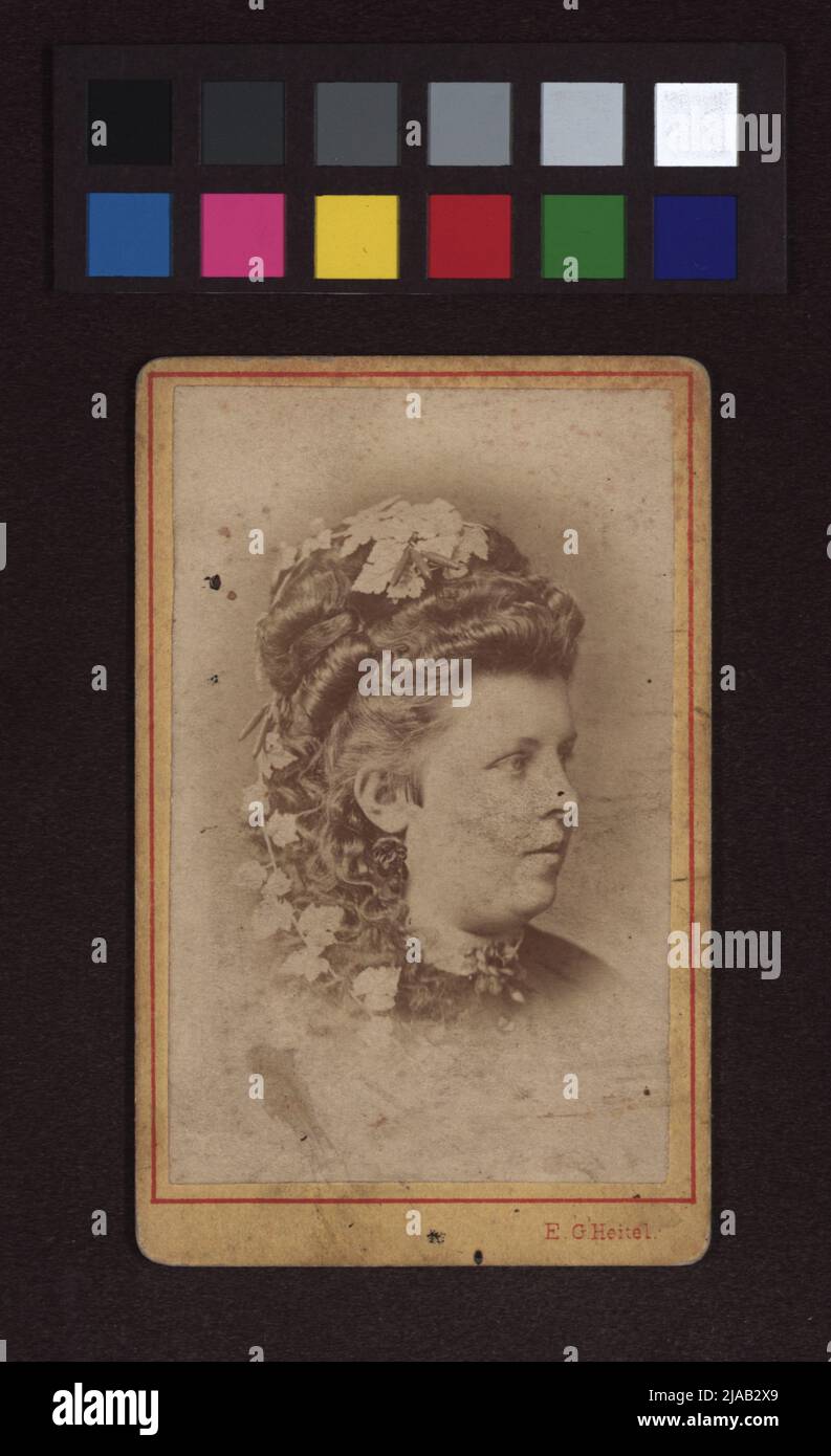 Brigitta Amon, born Deininger (1844-1890), zither virtuoso. Gustav ...