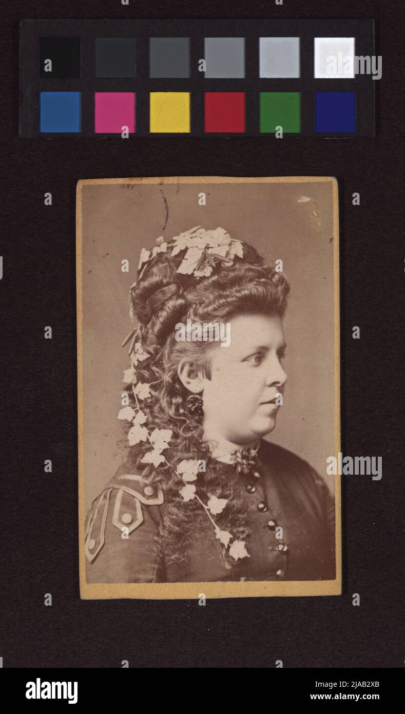 Brigitta Amon, born Deininger (1844-1890), zither virtuoso. Gustav ...