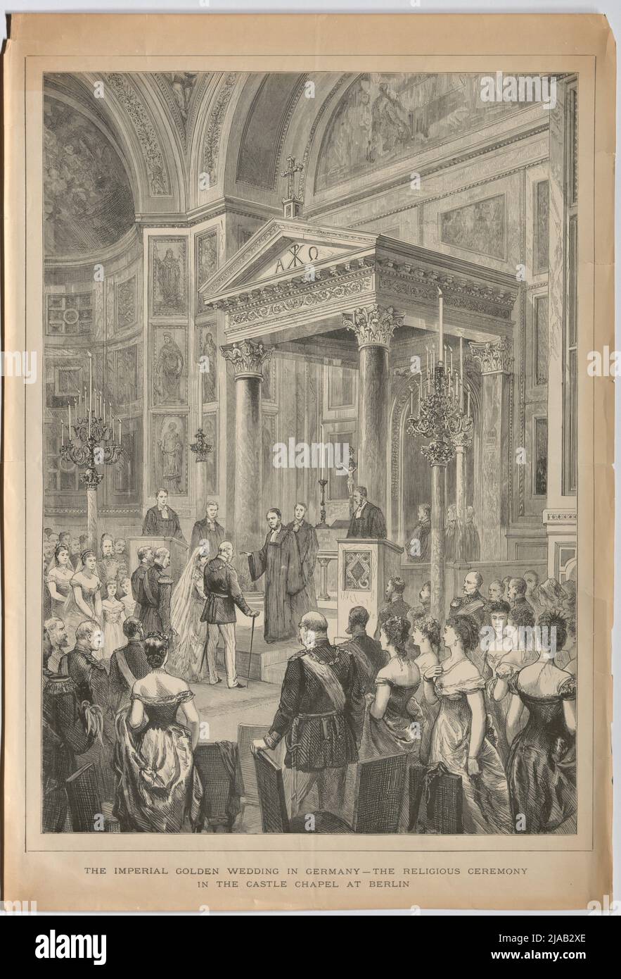 The Imperial Golden Wedding in Germany-the Religious Ceremony in the ...