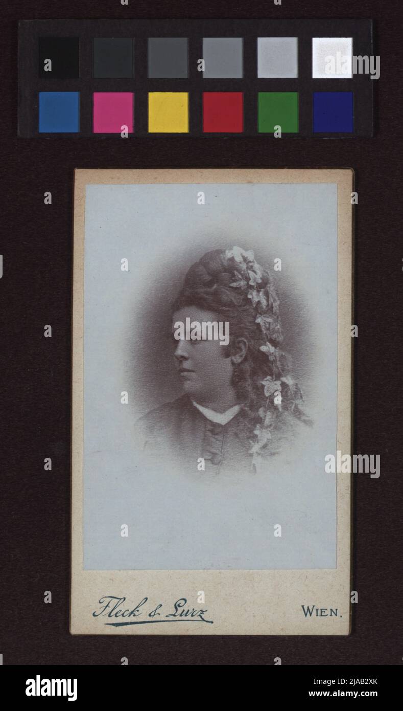 Brigitta Amon, born Deininger (1844-1890), zither virtuoso. Fleck ...