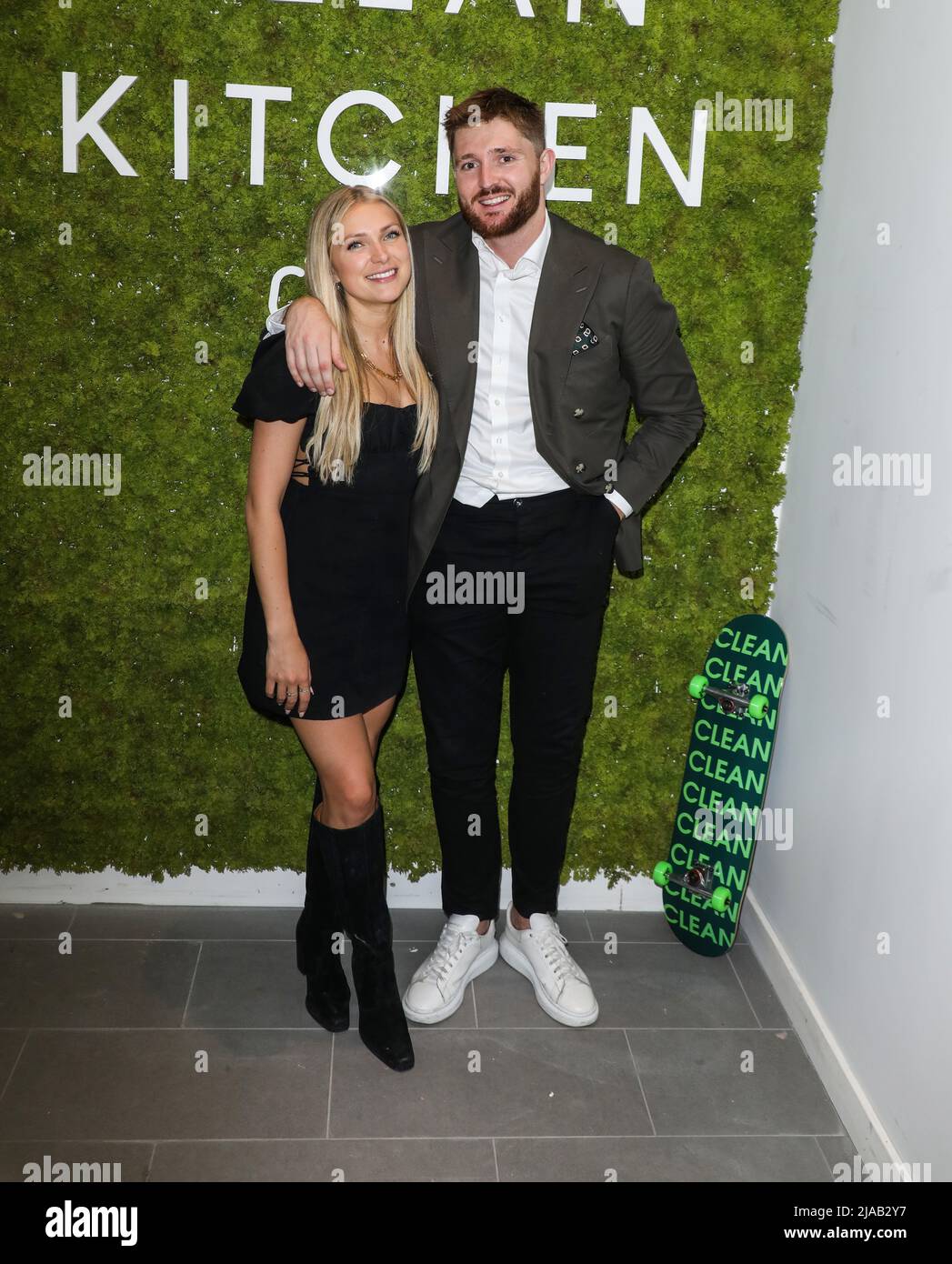 Verity Bowditch and Mikey Pearce attend the opening party for ...