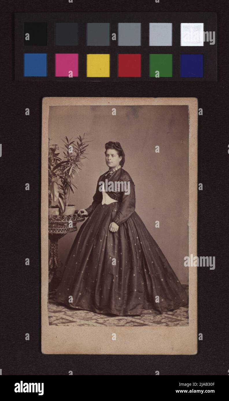 Brigitta Amon, born Deininger (1844-1890), zither virtuoso. Berrer ...