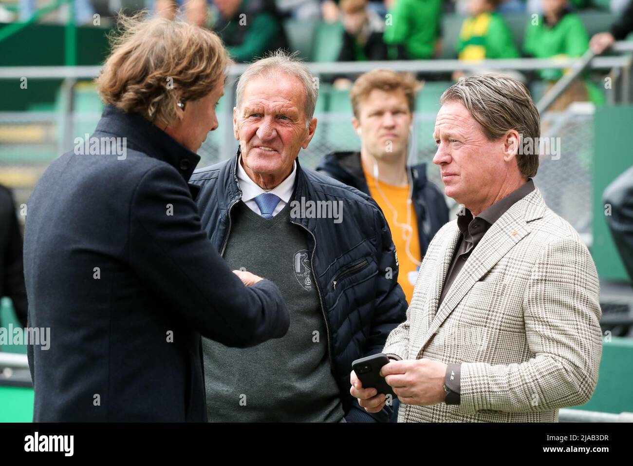 DEN HAAG, NETHERLANDS - MAY 29: ESPN presentors Hans Kraaij jr and ...