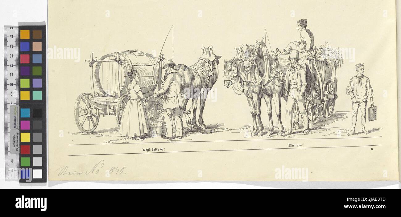 Wiener Publicing and exclamation "(sequence of 12 mandlable arches with calls), new edition ...