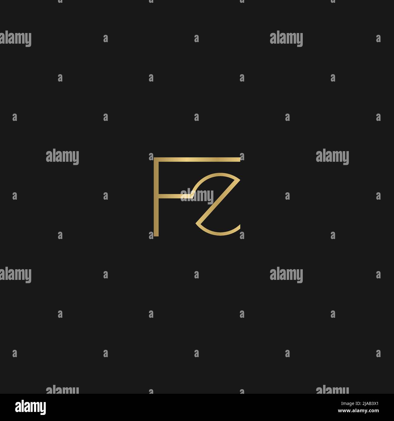 Alphabet Initials logo FZ, ZF, F and Z Stock Vector Image & Art - Alamy