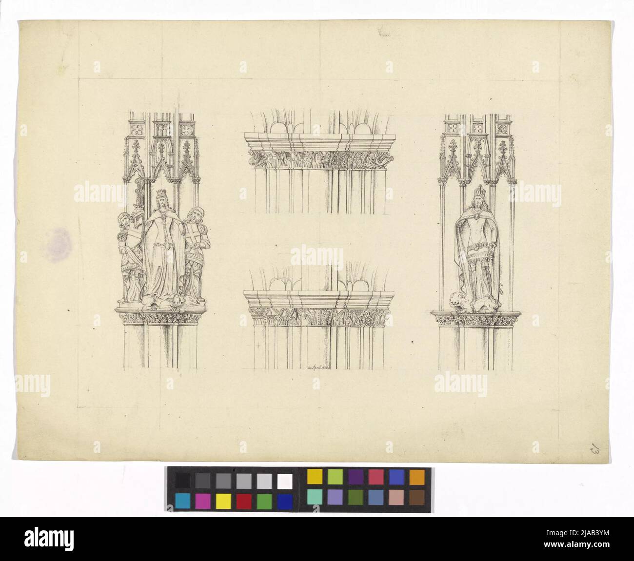 Ref.: "The Cathedral of St. Stephan in Vienna". St. Stephan, Statues ...