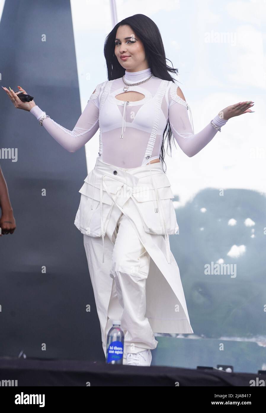 Mabel performing on the main stage during the BBC Radio 1's Big Weekend ...