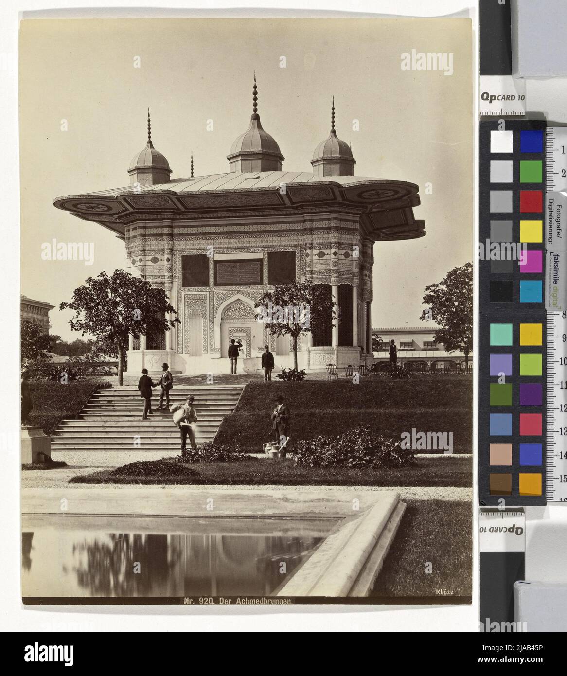 World exhibition 1873: Sultan Achmed fountain (No. 920). György (Johann Justus Georg) Klösz ...