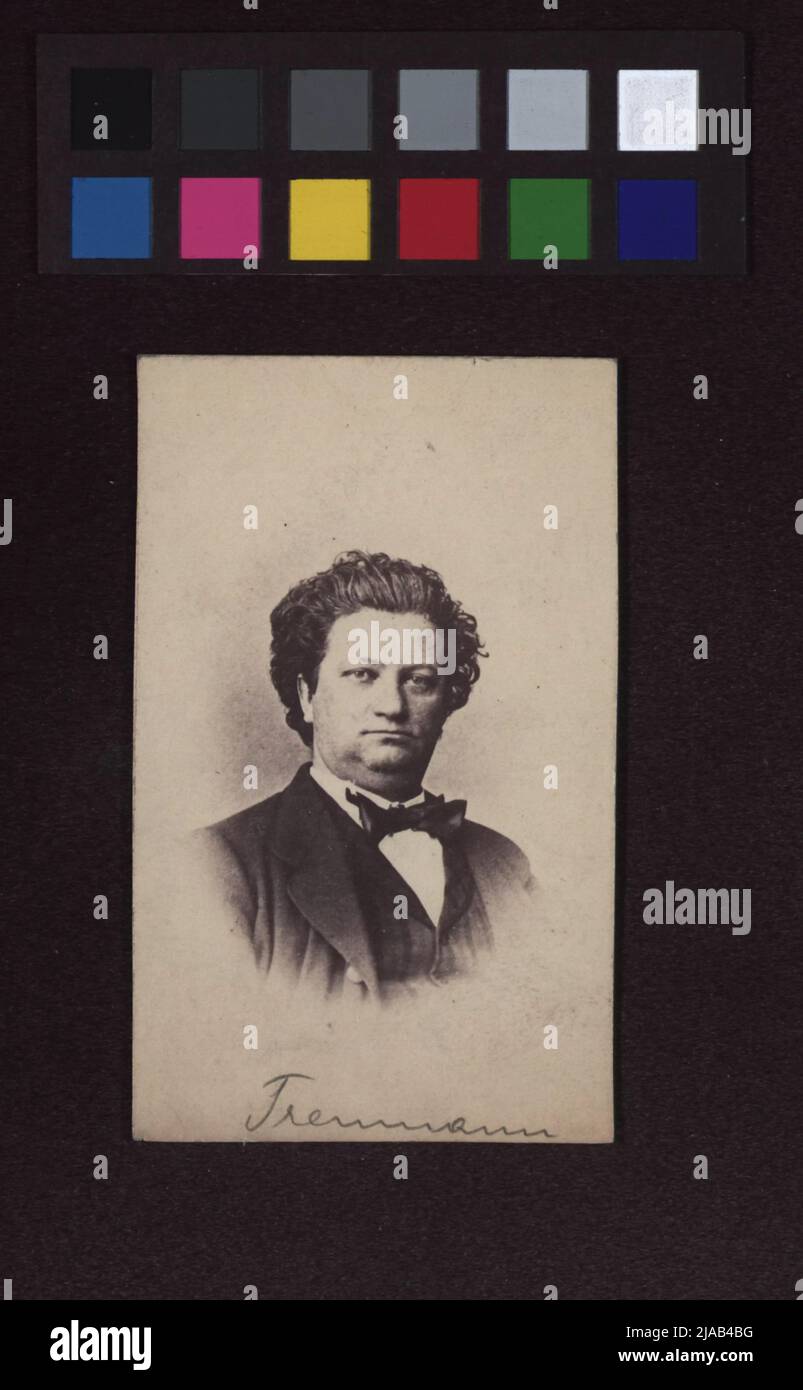 Carl Treumann (1823-1877), actor. Unknown, photographer Stock Photo - Alamy
