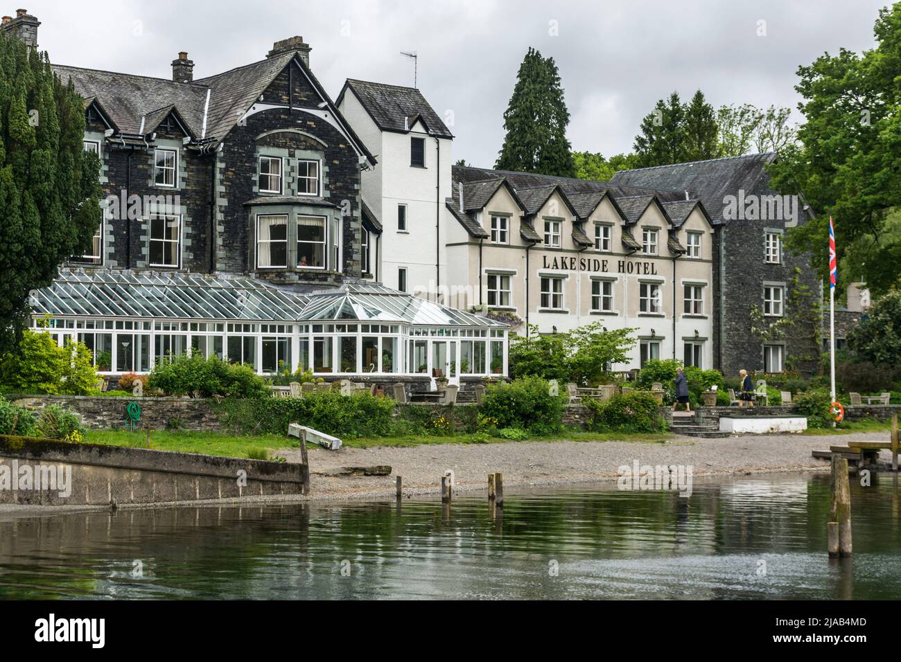 The Lakeside hotel, Lakeside, Windermere, Cumbria, UK. Taken on 23rd ...