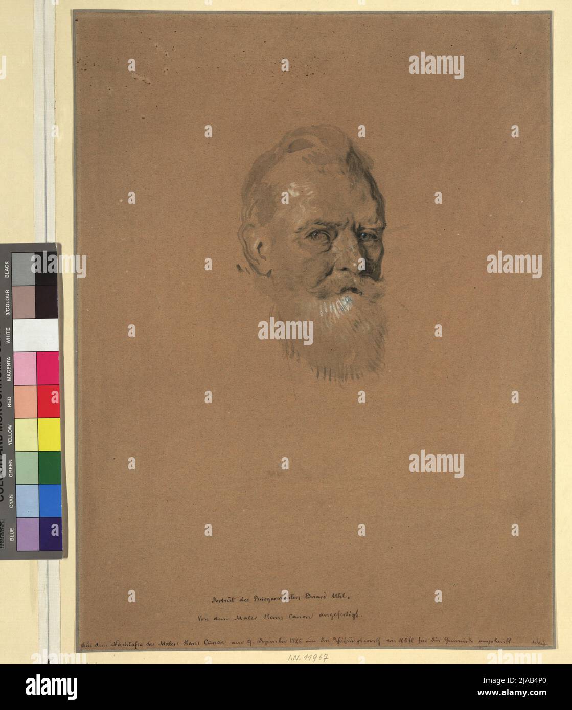 Eduard Uhl, Mayor. Hans Canon (1829-1885), artist Stock Photo - Alamy