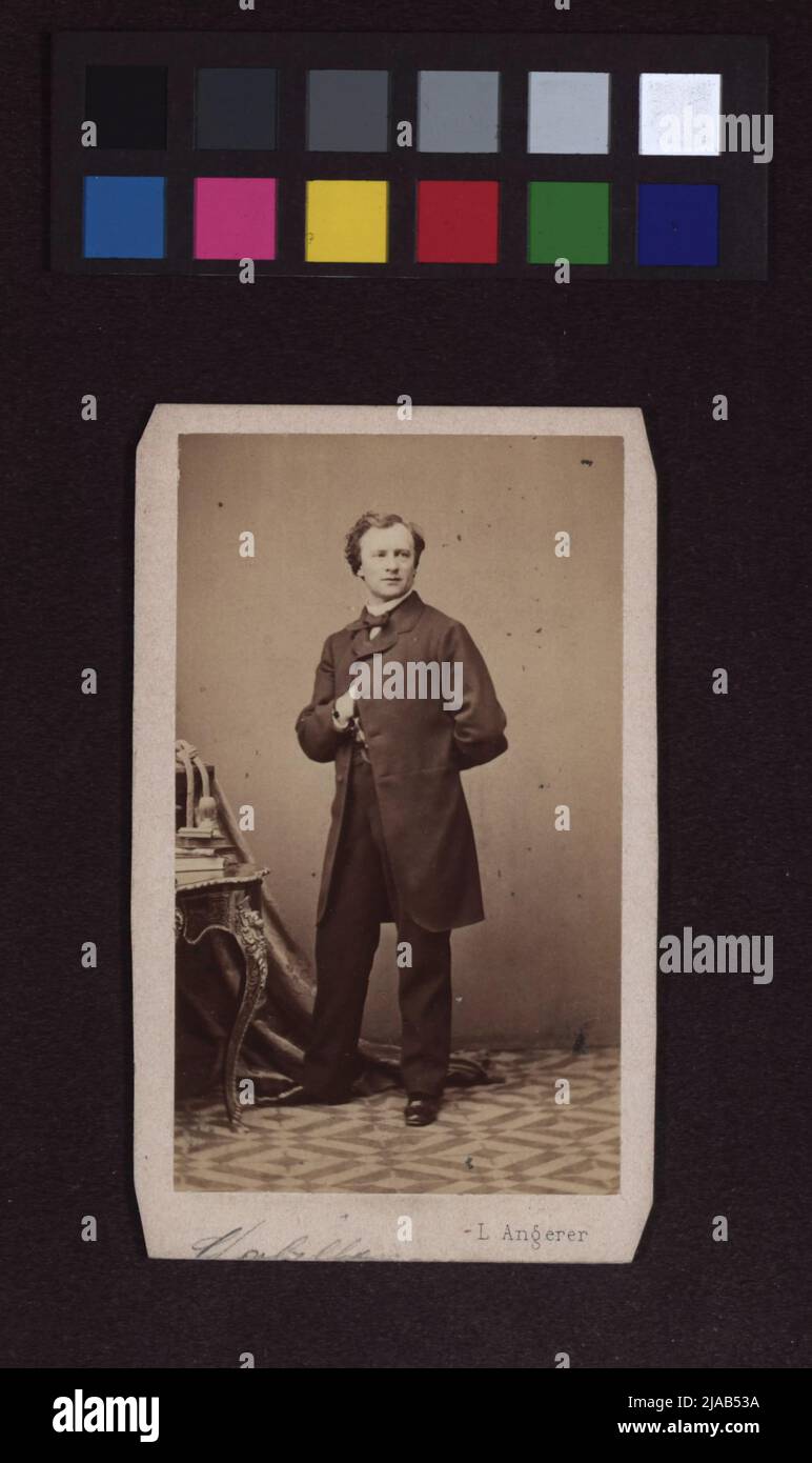 Ludwig Gabillon. Ludwig Angerer (1827-1879), photographer Stock Photo ...