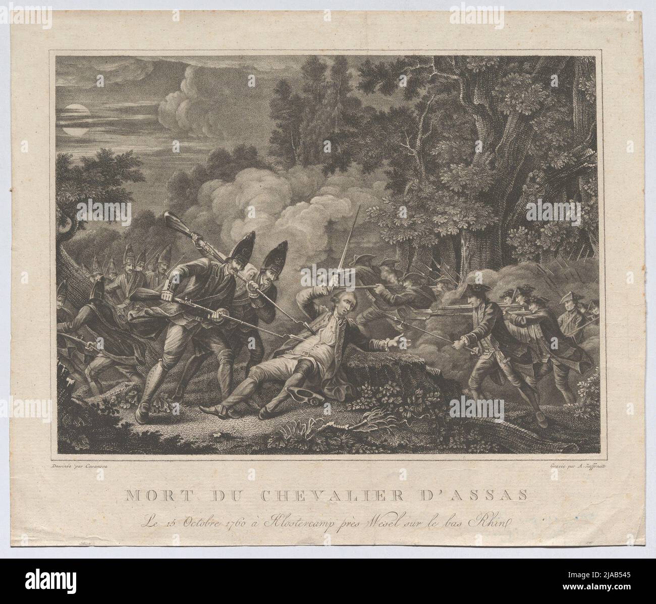 Death of the chevalier d'assas hi-res stock photography and images - Alamy